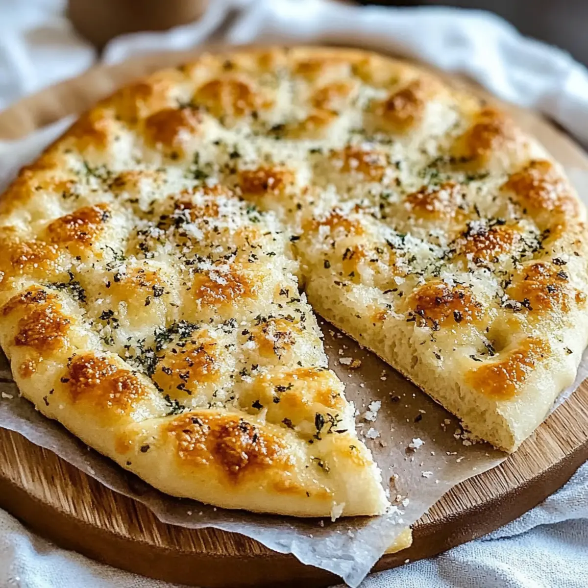 Irresistibly Cheesy Garlic Parmesan Focaccia Bread Recipe