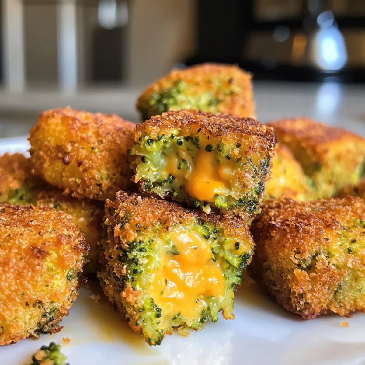 Irresistibly Crispy Broccoli Cheese Rounds for Guilt-Free Crunch