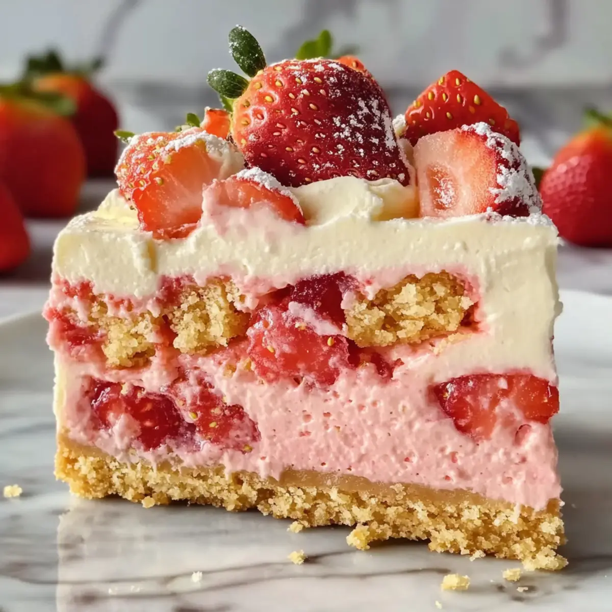 Irresistible Strawberry Shortcake Cheesecake: A Delicious Delight