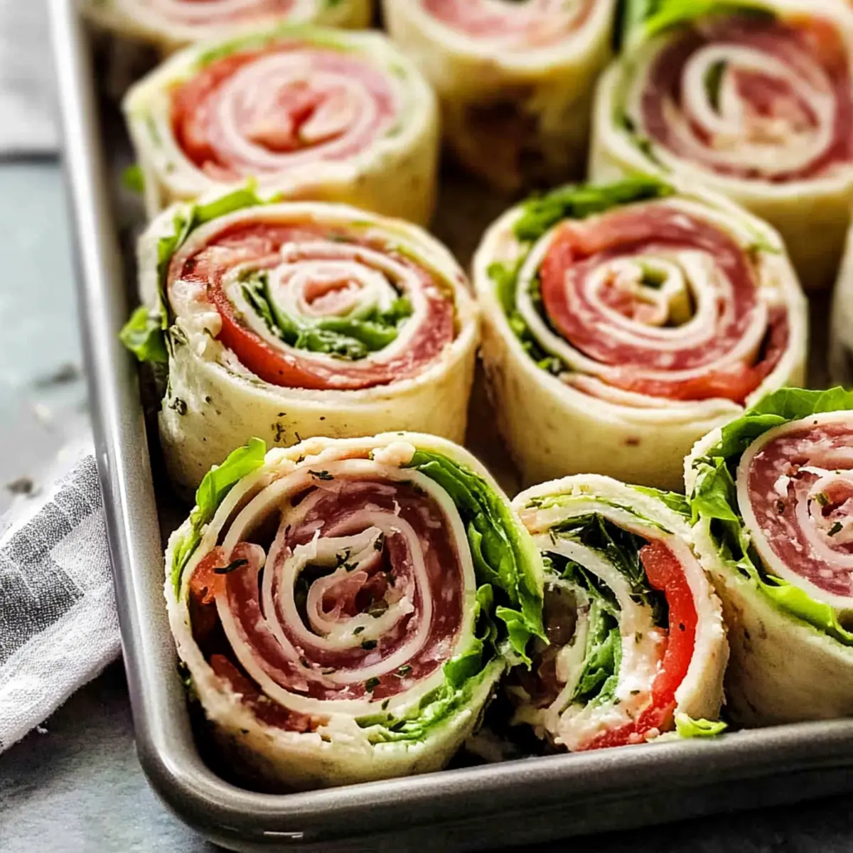 Irresistible Italian Pinwheel Sandwiches for Effortless Entertaining