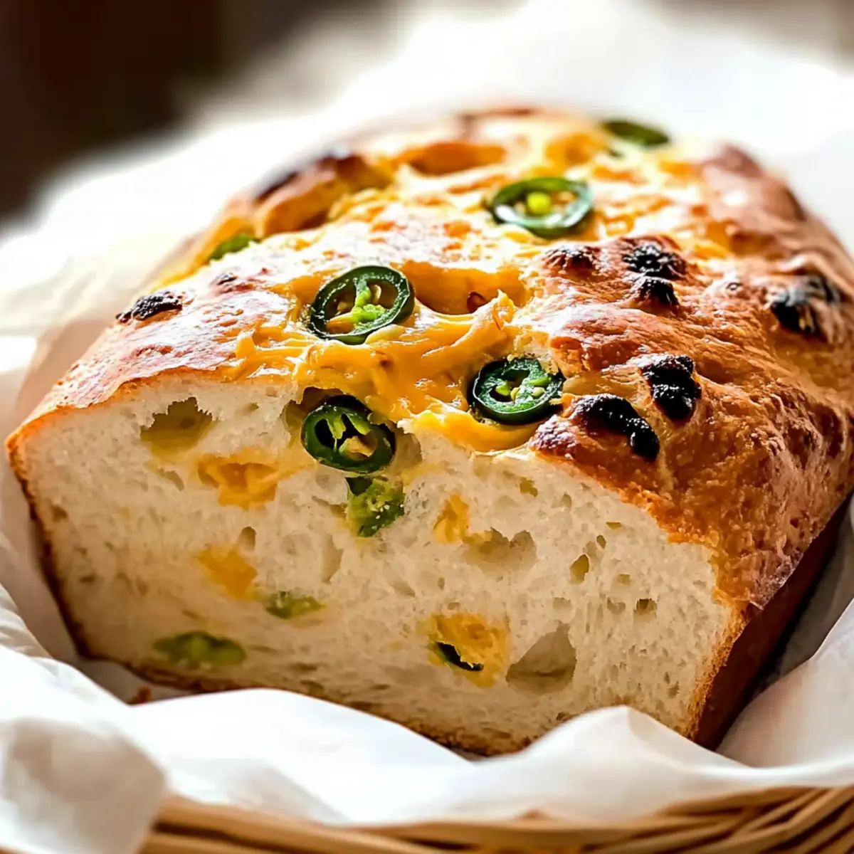Irresistible Jalapeno Cheddar Bread: Easy Spicy Savory Loaf