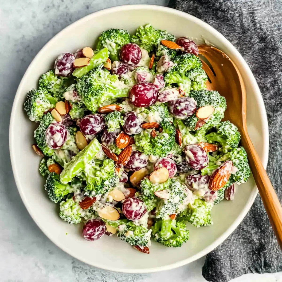 Ultimate Vegan Broccoli Salad with Creamy Cashew Dressing