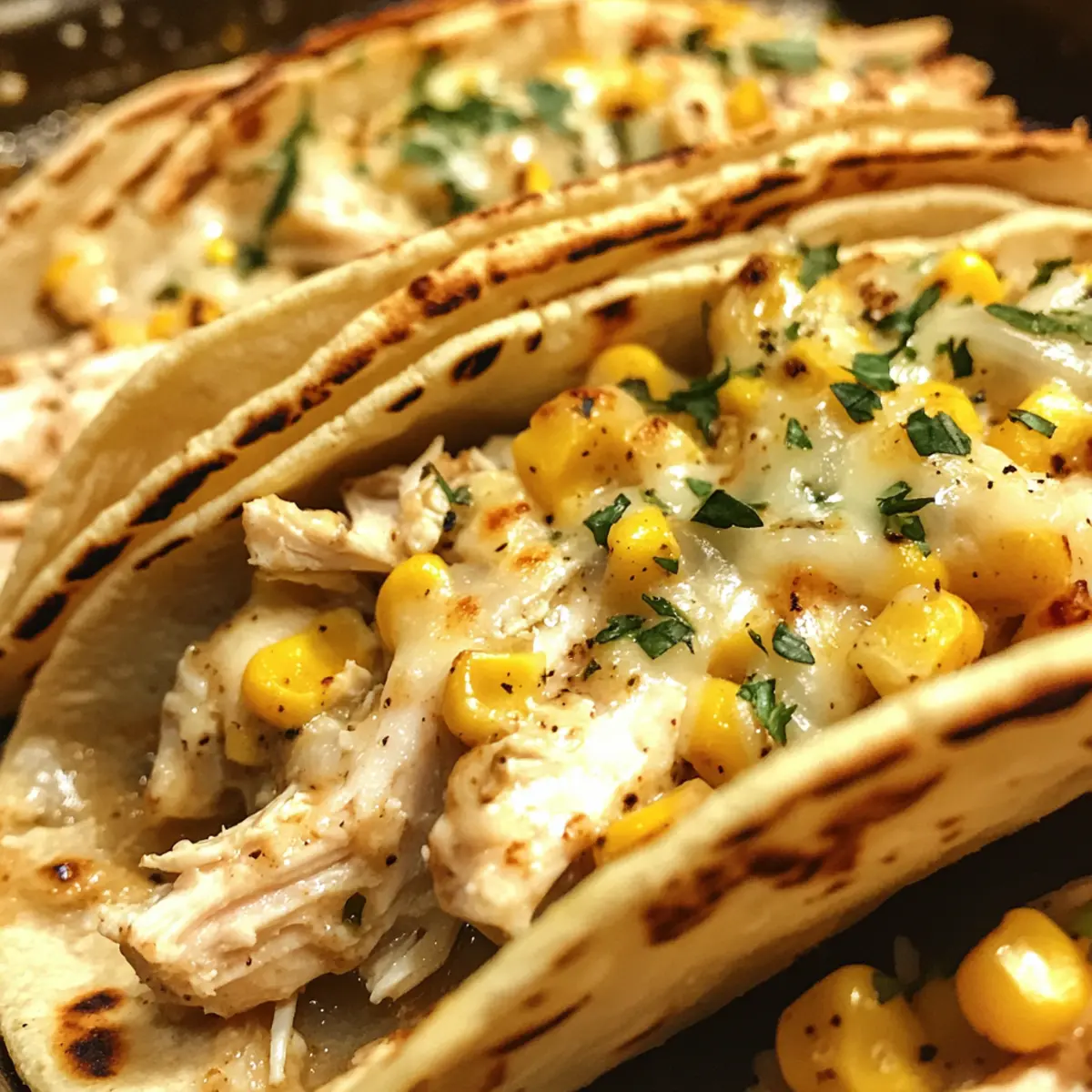 Irresistible White Chicken Chili Tacos – Quick & Creamy