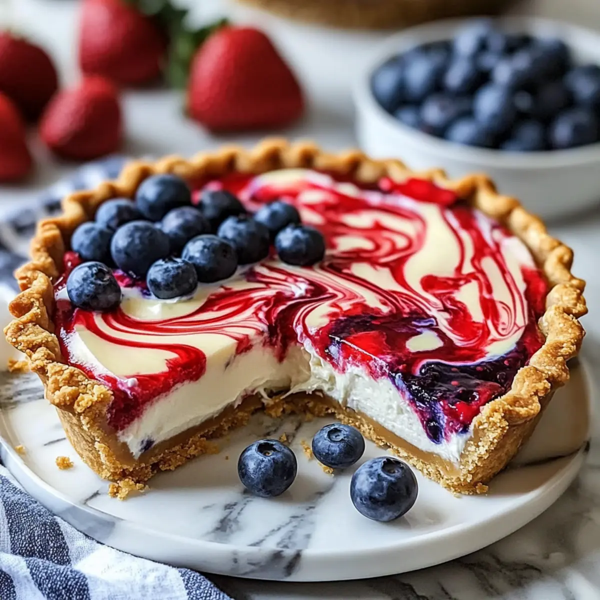 Delicious 4th of July Swirl Pie for a Festive Summer Treat